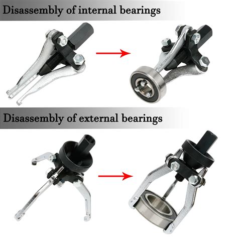 Snapklik ReluxGo 3 Jaw Gear Bearing Slide Hammer Puller Set