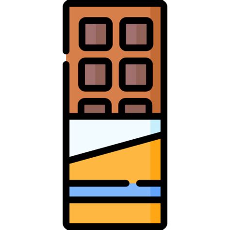 Barra De Chocolate Iconos Gratis De Comida Y Restaurante