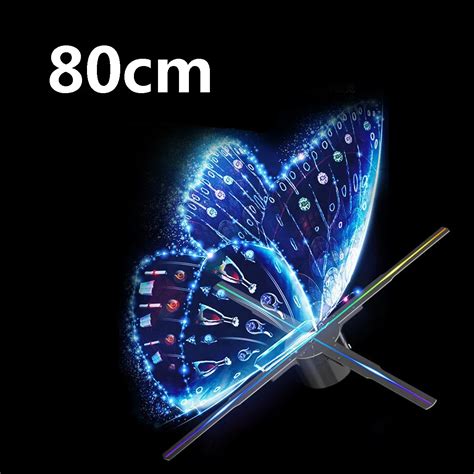 Projetor Fan Holograma D Sinal Led Jogador Hologr Fico Loja Bar Party