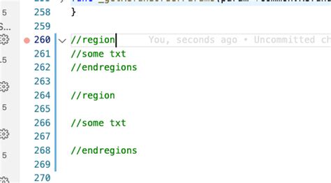 region folding support for golang · issue 122002 · microsoft vscode · github