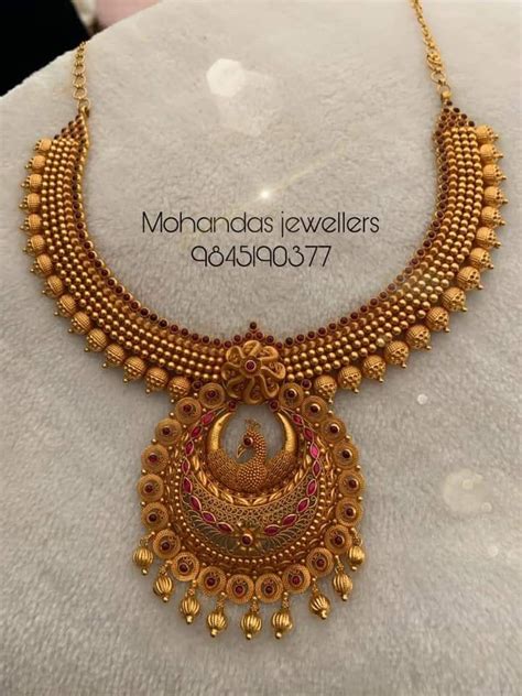 Pin By Arunachalam On Gold Pretty Gold Necklaces Gold Bridal