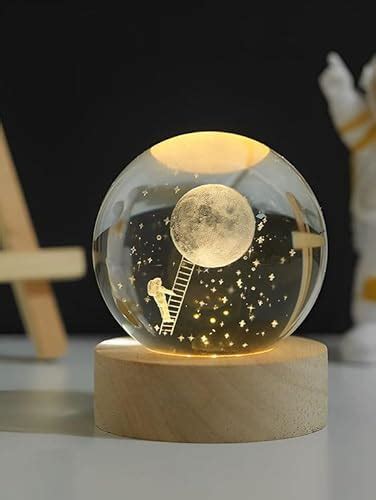 Buy XERGY 3D Galaxy Crystal Ball Night Light LED Solar System Crystal