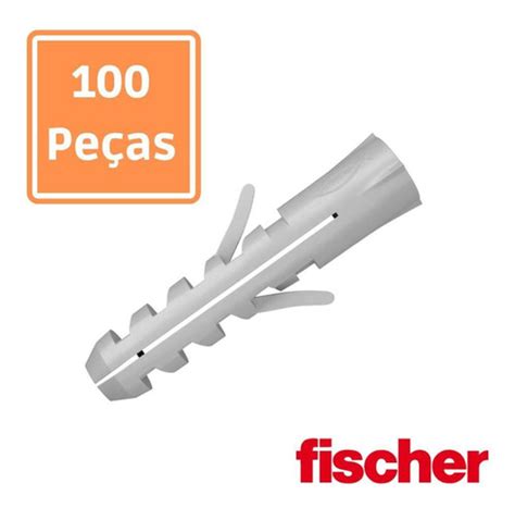 Bucha Em Nylon S Fischer Concreto E Alvenaria Pe As Frete Gr Tis