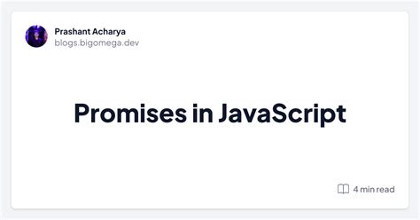 promises in javascript
