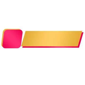 Golden Lower Third Banner Text Box Label Lower Third Golden Banner