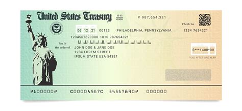 Blank Stimulus Check Template
