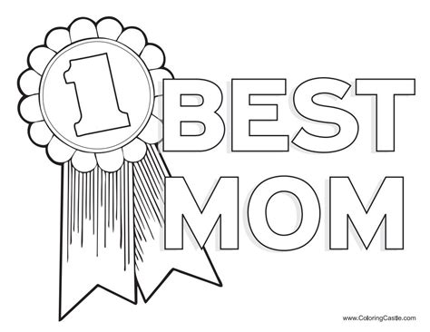 Free Mother S Day Printables Coloring Pages Printable Templates