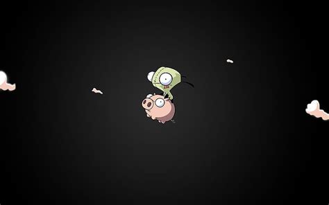 Invader Zim Flying Pig HD dibujos animados cómic volador cerdo