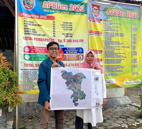 Kembangkan Potensi Desa Mahasiswa Tim 1 KKN UNDIP Membuat Peta Sebaran