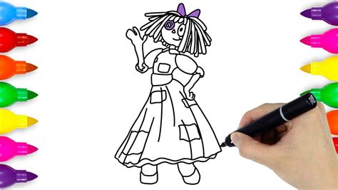 Drawing Ragatha From The Amazing Digital Circus YouTube