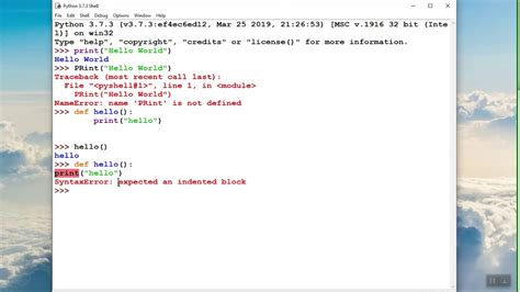 3 python syntax youtube