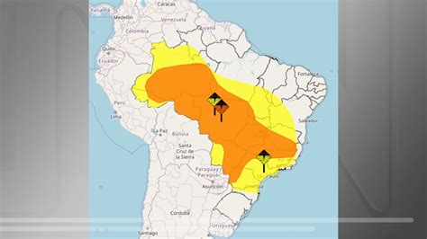 Inmet Emite Alerta De Perigo Para Chuvas Intensas Em Boa Parte Do