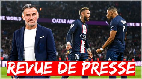 Revue de presse PSG OM système Galtier et mise au point de Mbappé