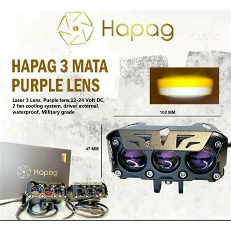 Jual Lampu Tembak Mini Projie Laser Foglamp Mata Hq Purple Lens Sql