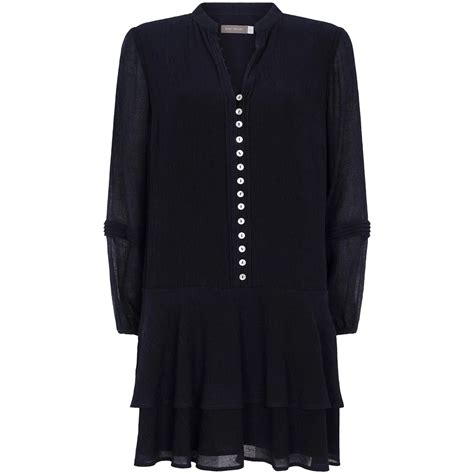Mint Velvet Navy Tiered Mini Dress Jarrold Norwich