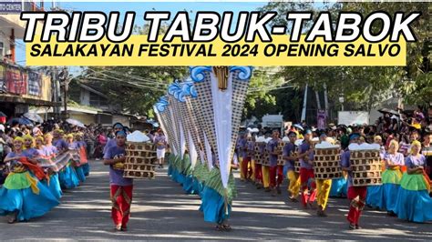 TRIBU TABUK TABOK OPENING SALVO SALAKAYAN FESTIVAL 2024 STREET DANCE