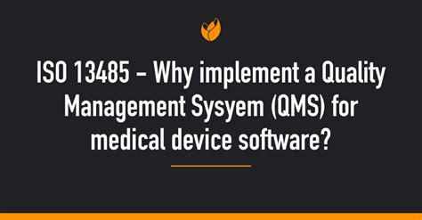 Iso Why Implement A Quality Management System Qms For Medical