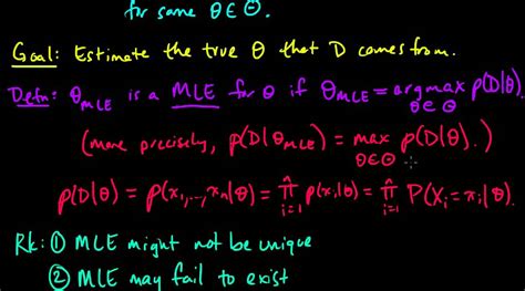 ml 4 1 maximum likelihood estimation mle part 1 youtube