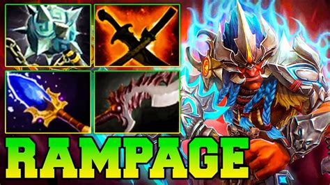 Rampage Troll Warlord Troll Warlord Dota Safelane Pro Gameplay