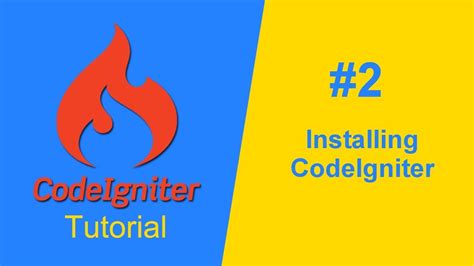 Codeigniter Tutorial 2 Installing Codeigniter By Shashidhara Youtube
