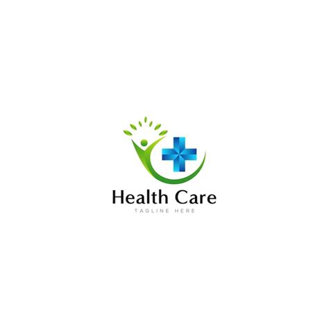 Logotipo médico de salud Vector Premium