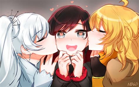 Ruby Rose Weiss Schnee And Yang Xiao Long Rwby Drawn By Ndgd Danbooru
