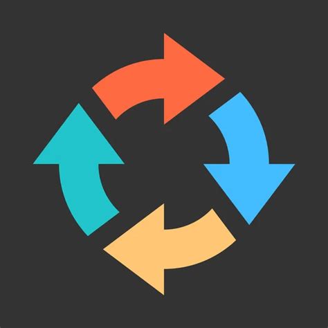 Arrow Sign Refresh Icon Rotation Symbol Reload Button Stock Vector
