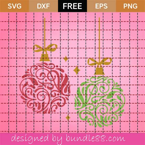 Free Swirl Christmas Balls Svg November 2024