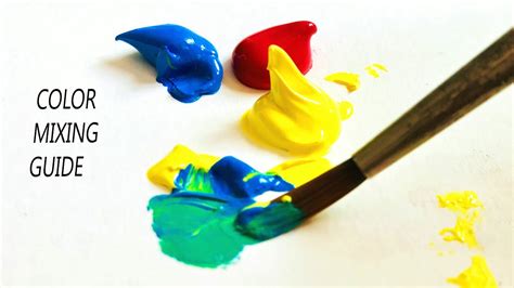 Acrylic Painting TIPS For Beginners How To MIX COLORS YouTube