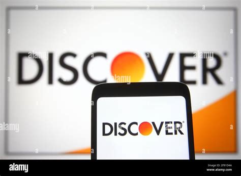 In This Photo Illustration A Discover Logo Of Discover Financial