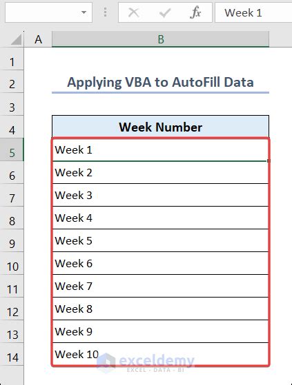 Excel Autofill Useful Examples Exceldemy