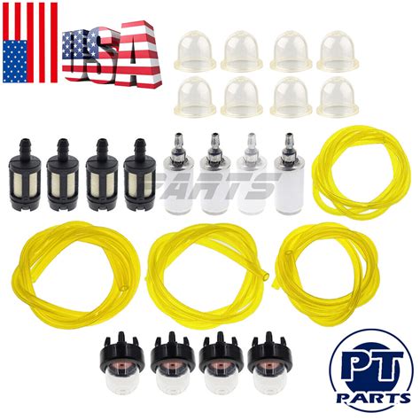 Fuel Filter Line Hose Primer Bulb Kit Gas Trimmer For 188 512 1 WT 23A