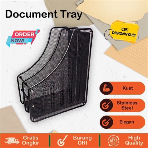Jual Box File Besi Organizer 2 Susun Esco 2 Tier Magazine File