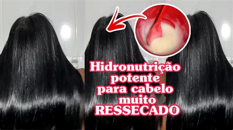 Hidronutrição potente para cabelo muito RESSECADO YouTube