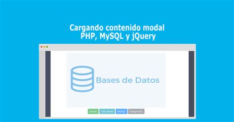 Cargando Contenido Modal PHP MySQL Y JQuery BaulPHP