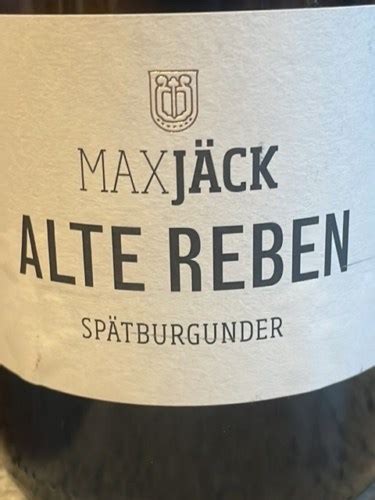 Max Jäck Alte Reben Spätburgunder Vivino US