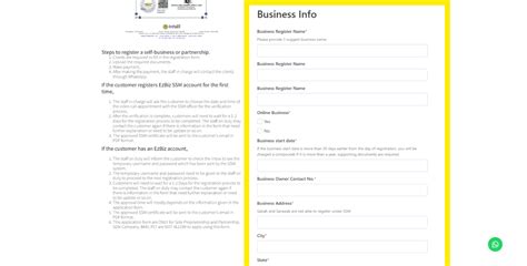 Register Your Ssm Online Ezbiz Ssm Online Business Registration