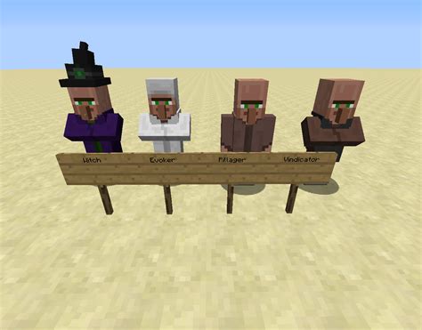 I Present To You The V Illager Pack It Replaces Illagers With The Old Villagers And Reskins