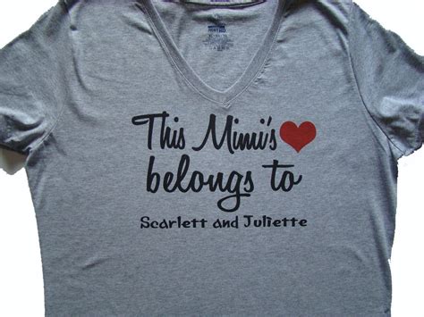 This Mimis Heart Belongs To You Add Names Mimi Personalized
