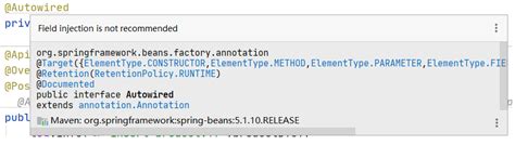 intellij idea 如何去掉 autowired 注入警告 idea 注入警告 csdn博客