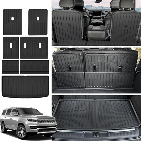 Amazon CARESA Seat Back Covers Cargo Liner For 2022 2024 Jeep