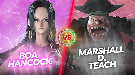 Boa Hancock Vs Marshall D Teach Battle Jump Force Gameplay Anime X Gamerz One Piece