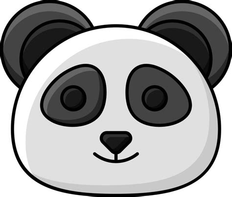 Isolated Cute Panda Face Icon Flat Style 24143735 Vector Art At Vecteezy