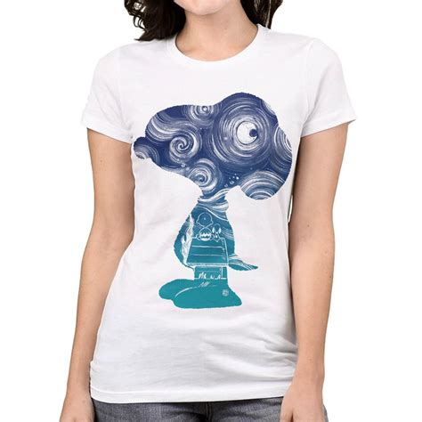 Starry Night Snoopy T Shirt Vincent Van Gogh Tee All S Bestmreby Shop