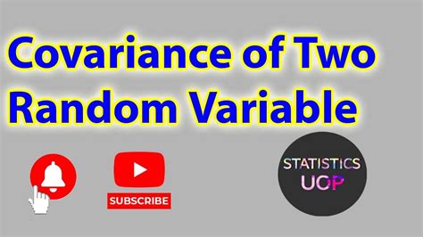 covariance of two random variable lec11 random variable urdu hindi statistics uop youtube