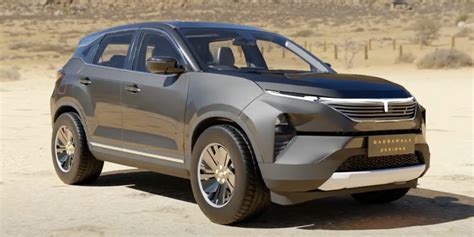 2023 Tata Harrier Facelift Rendered In Production Ready Avatar