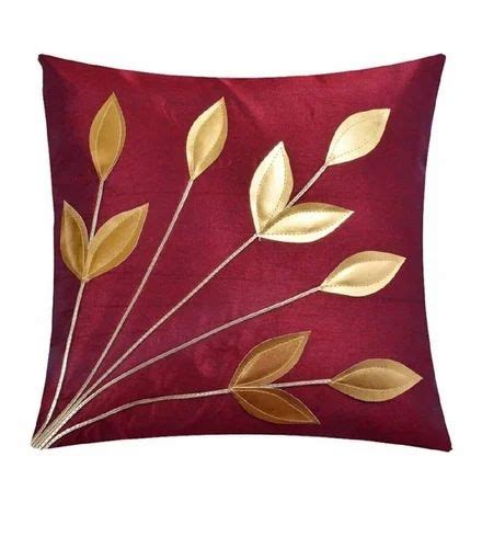 Multicolor Crosia Work Satin Cushion Cover For Decoration At Rs 45