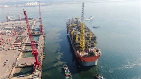 Brazil Bound FPSO Sepetiba Departs BOMESC Shipyard In China