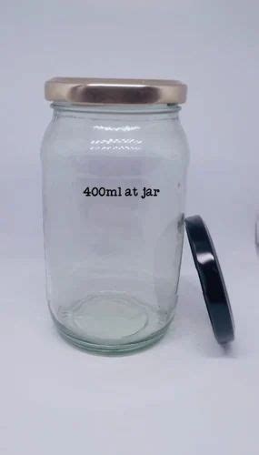 400 Ml At Round Glass Jar For Pickel Storage At Rs 10 50 Piece In