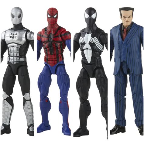 Marvel Legends Vintage Retro Ben Reilly Spider Man Black Spider Armor